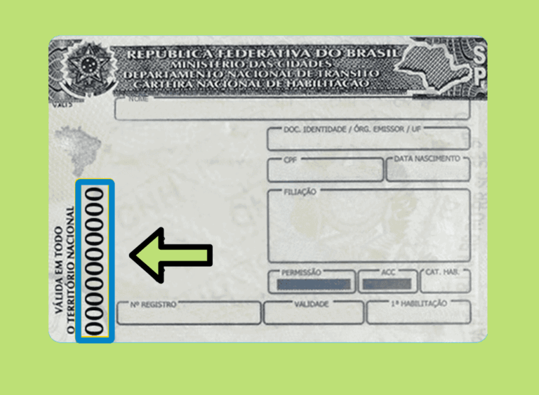 Número do Espelho da CNH: Onde Fica e Para que Serve? - Guia do Automóvel